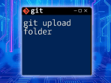 Quick Guide To Git Upload To Github