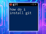 Python Install Git A Quick Guide For Beginners