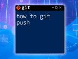 Change Remote Git Push A Quick Guide To Mastery