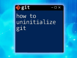 How To Initialize A Git Repo A Simple Guide