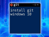 Install Git On Windows A Quick Step By Step Guide