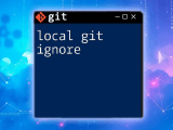 Mastering Python Git Ignore Commands Effortlessly