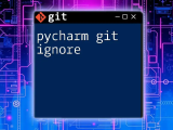 Mastering Pycharm Git Quick Commands For Every Developer