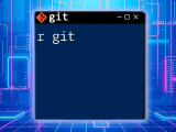 Mastering R Git Quick Command Guide For Beginners
