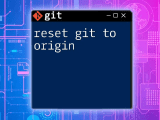 Git Set Upstream To Origin A Quick How To Guide