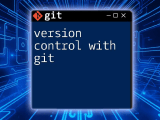 Mastering Version Control With Git In Minutes
