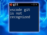 Mastering Vscode Git Quick Command Guide For Beginners