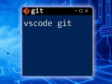 Mastering Vscode Git Quick Command Guide For Beginners
