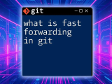 Git Merge Fast Forward Only Mastering Simple Merging