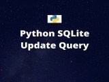 Python Sqlite Update Query Important