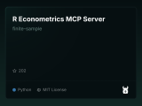Score R Econometrics Mcp Server Glama