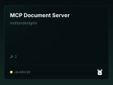 Mcp Document Server By Motiondesignlv Glama
