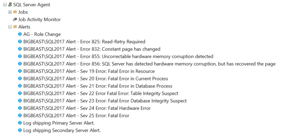 SQL Server Agent Alerts for Critical Errors - Glenn's SQL Server Performance
