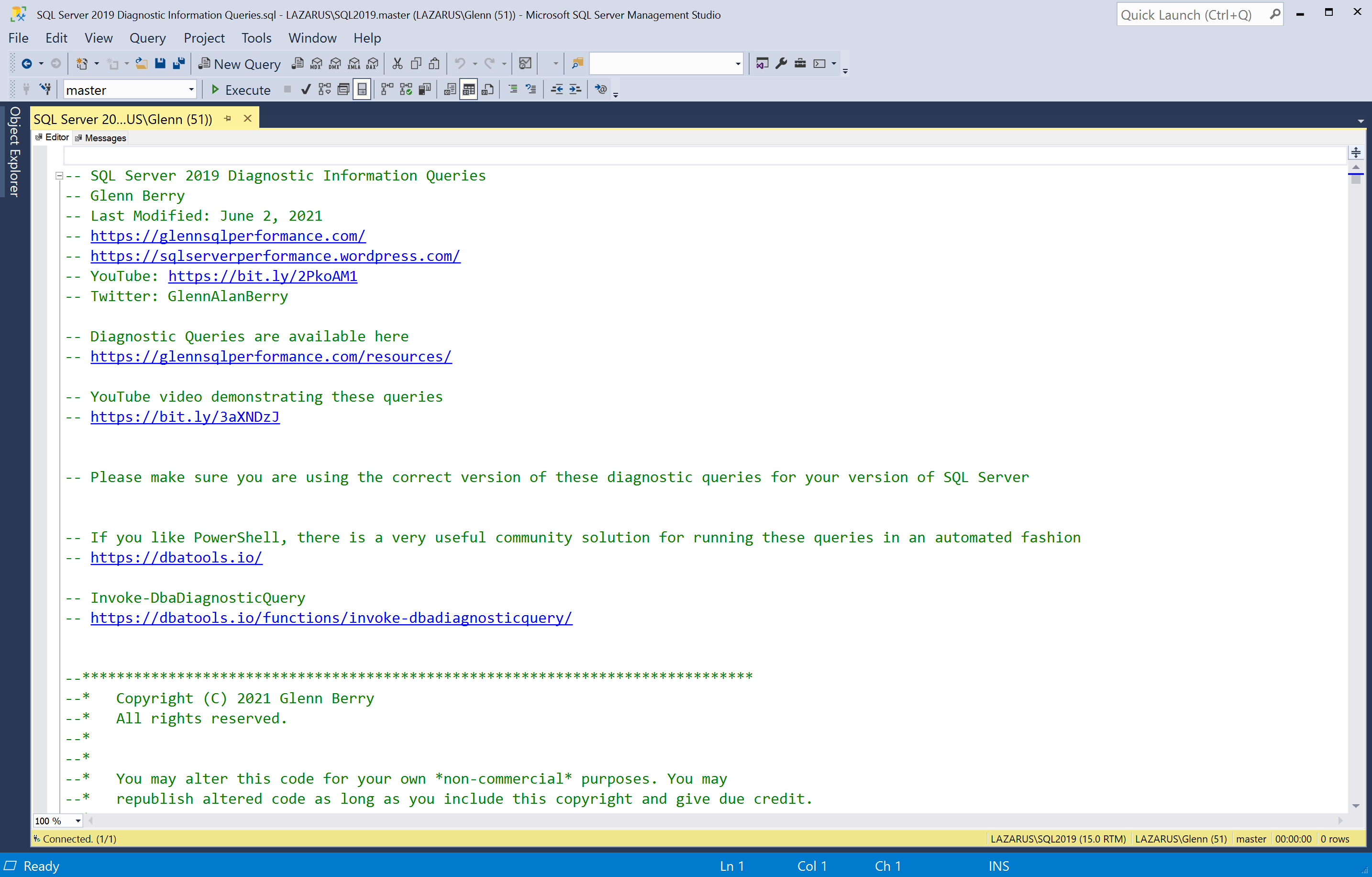Sql Server Diagnostic Information Queries For June 2021 Glenns Sql Server Performance
