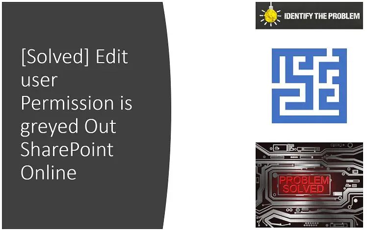 Edit User Permissions Greyed Out SharePoint: How Do I Fix It? - Global SharePoint