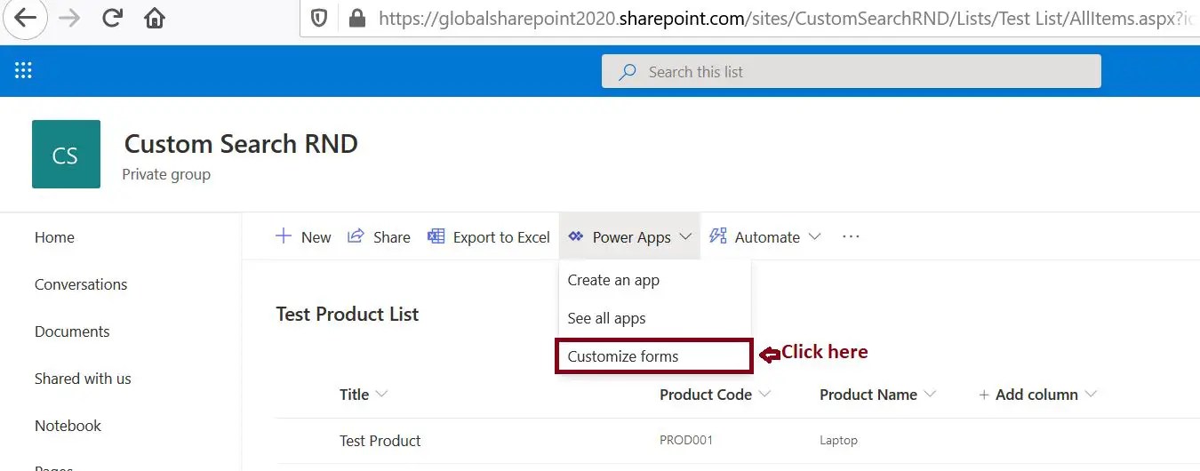 Customize SharePoint List Forms Using PowerApps step by step - Global ...