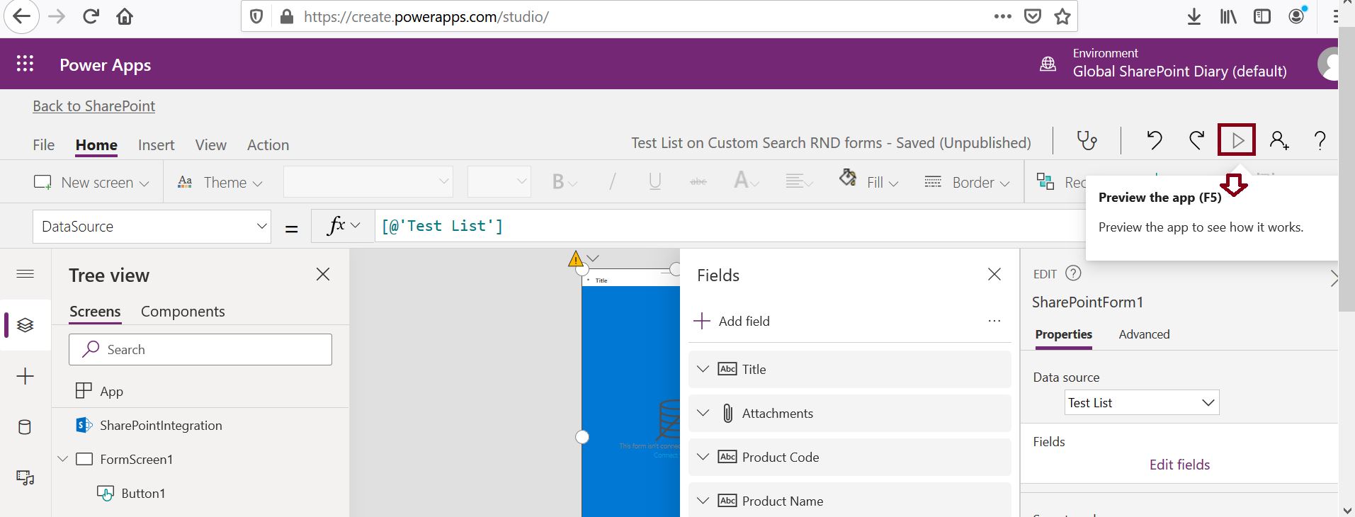 Customize SharePoint List Forms Using PowerApps step by step - Global ...