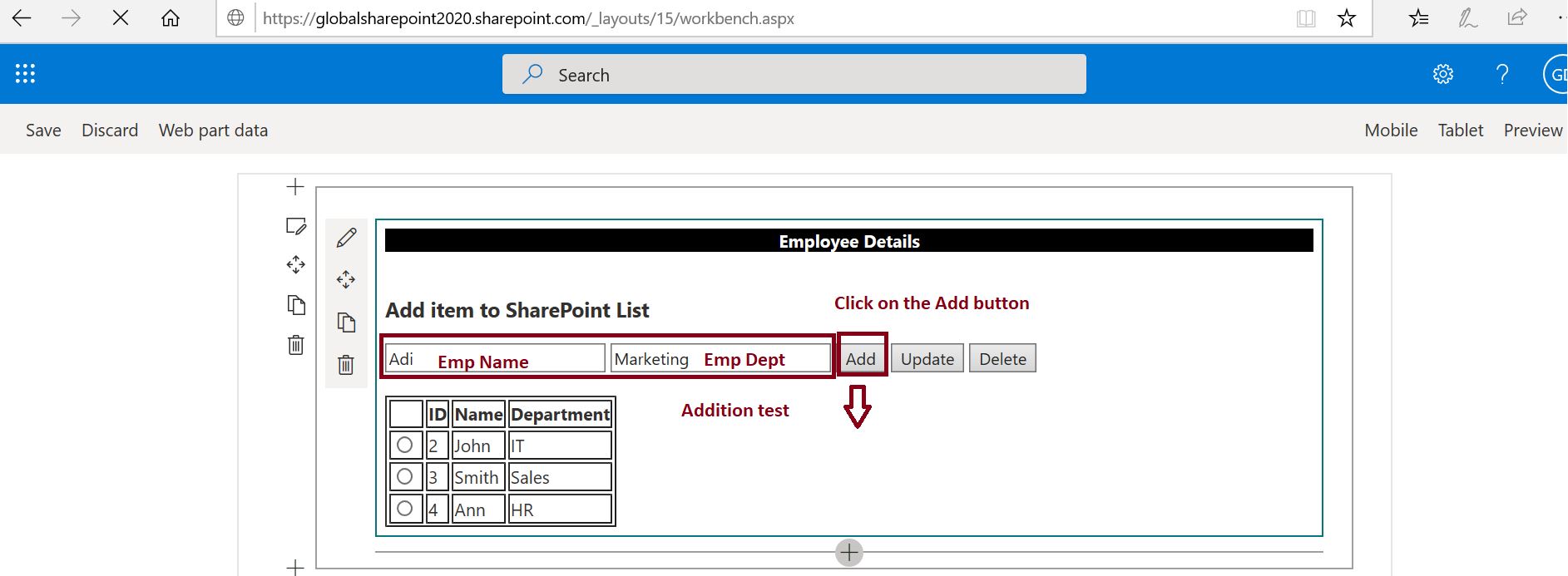 SharePoint Online: CRUD operations using SPFx and PnP JS - Global SharePoint