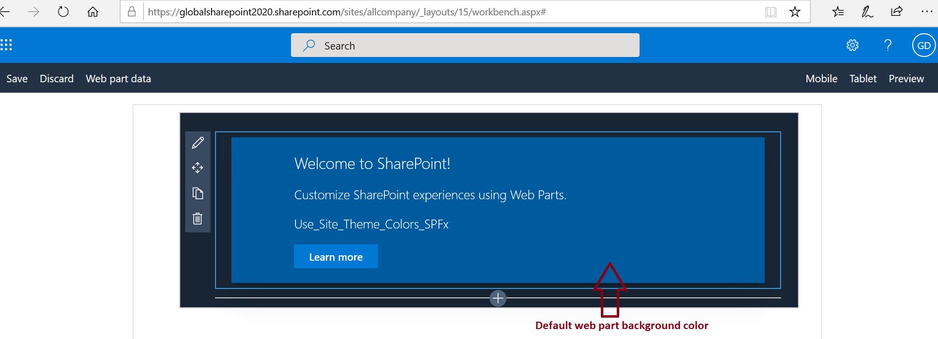Customize SharePoint Theme Colors: Use Theme Color in SharePoint SPFx framework Web Part ...