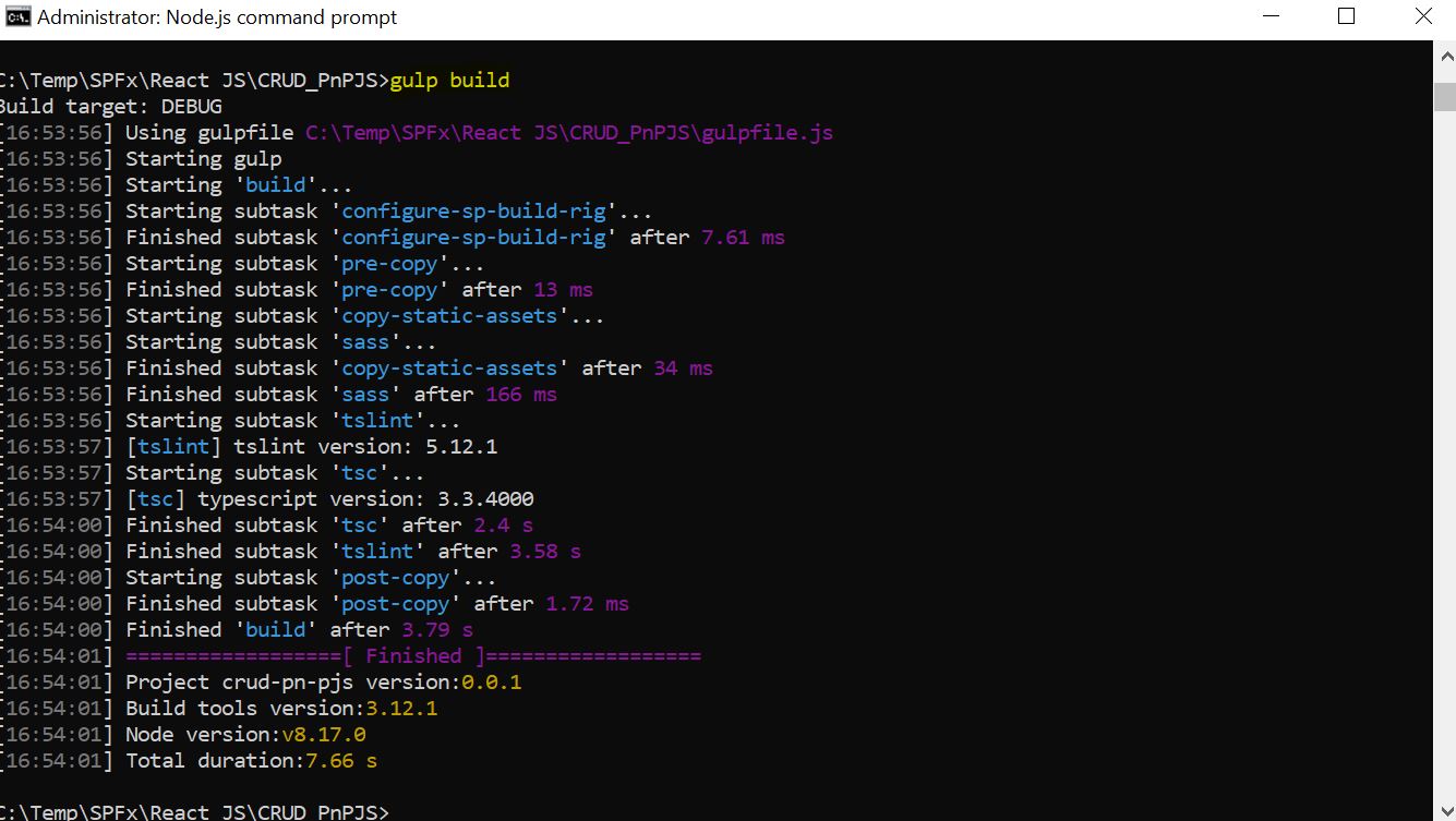SharePoint Online: CRUD operations using SPFx and PnP JS - Global SharePoint