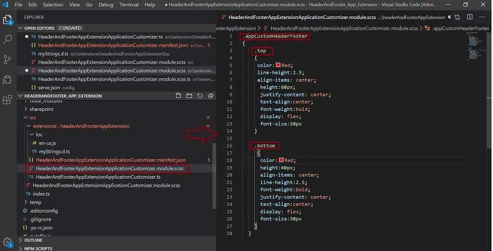 SharePoint Framework Header Footer: Add Custom Header and Footer Using SPFx - Global SharePoint