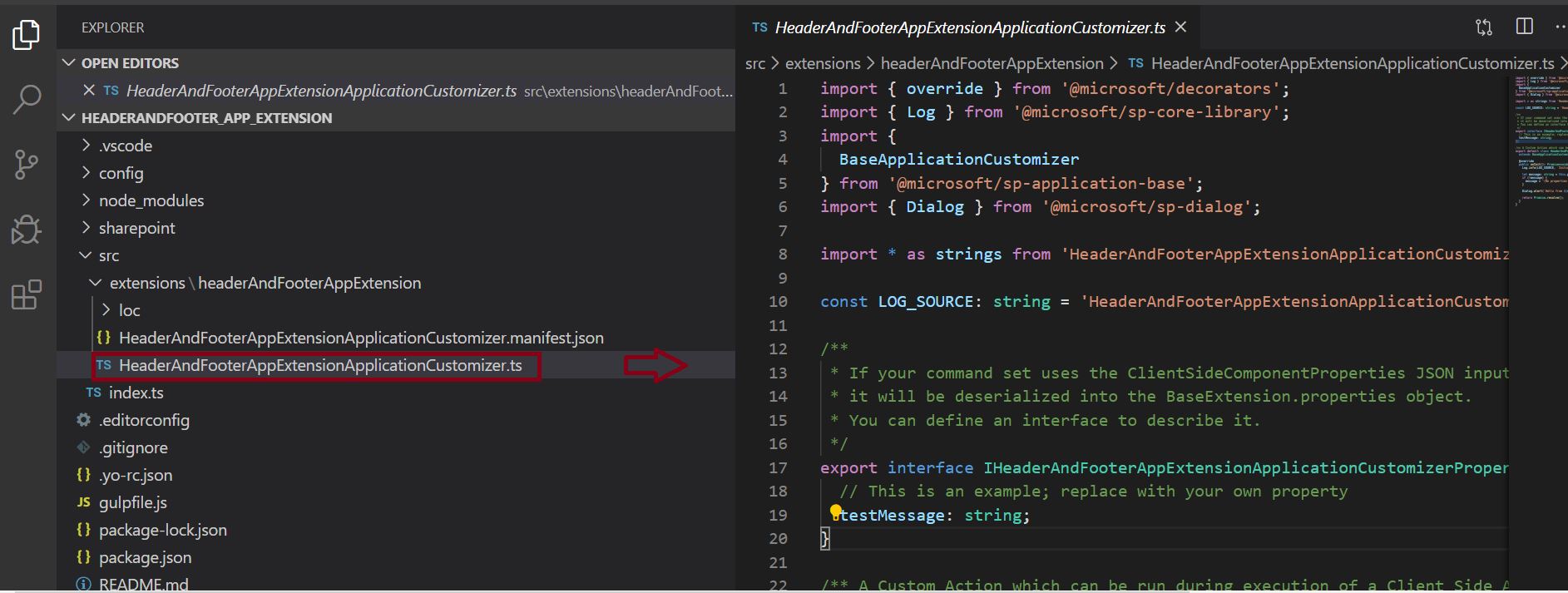 Sharepoint Framework Header Footer Spfx Extension Add Custom Header