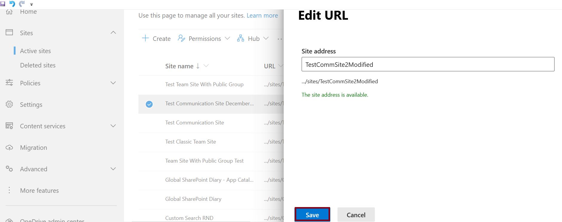 Quickly change site URL in SharePoint Online using PowerShell - Global SharePoint