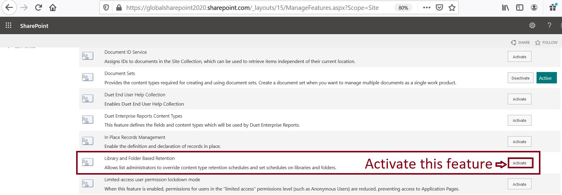 Understanding the record center in SharePoint Online - Part 2 - Global SharePoint
