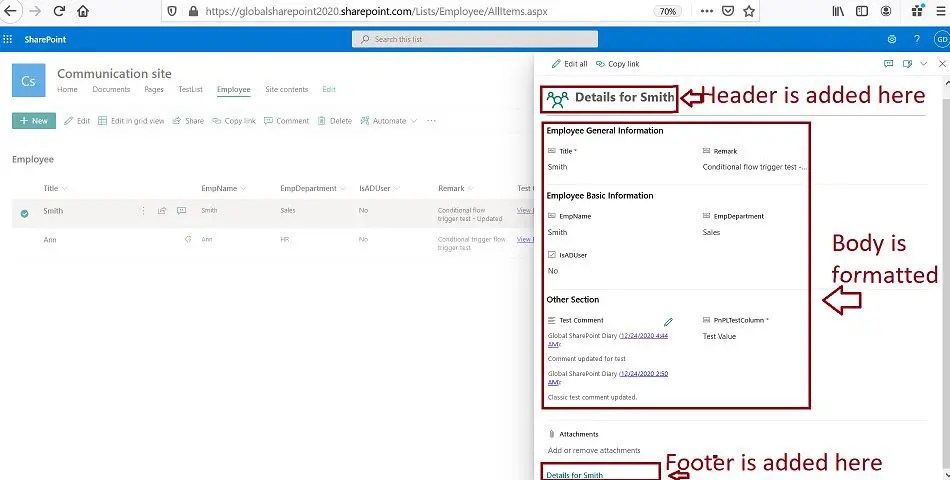 Customize the list form using JSON in SharePoint Online step by step - Global SharePoint