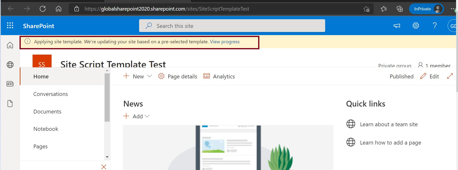 How to Create Custom Site Template in SharePoint Online - Global SharePoint