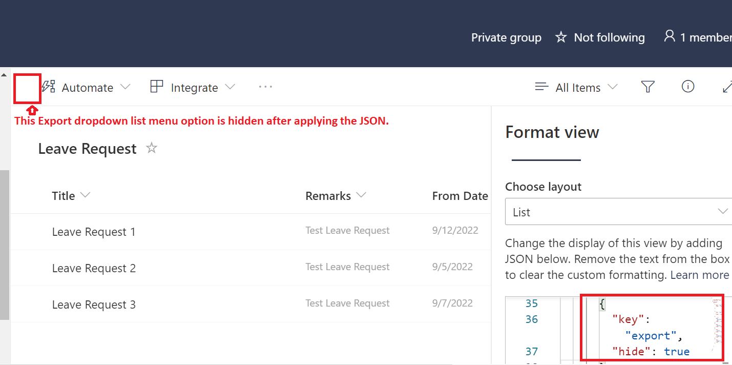 How To Hide Add New Item In Sharepoint List Using Json Sharepoint List Hide Command Bar