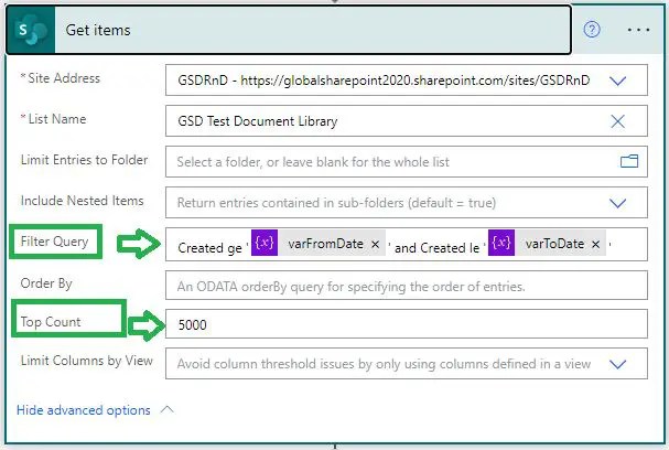 Power Automate Filter Using From And To Date Filter Sharepoint List By