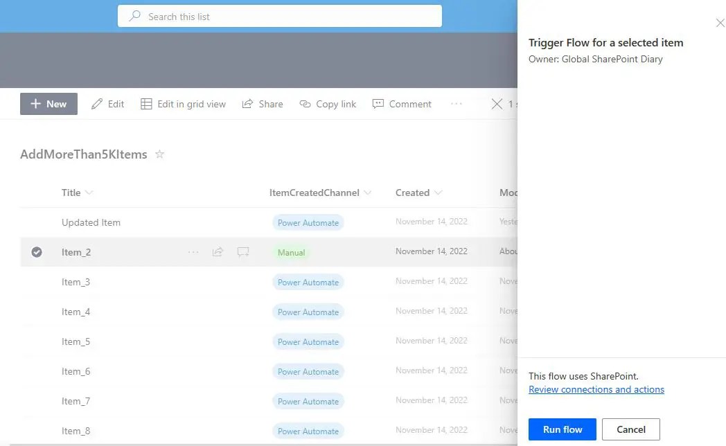 Trigger Power Automate for a Selected Item in SharePoint Online to Boost Your Productivity ...