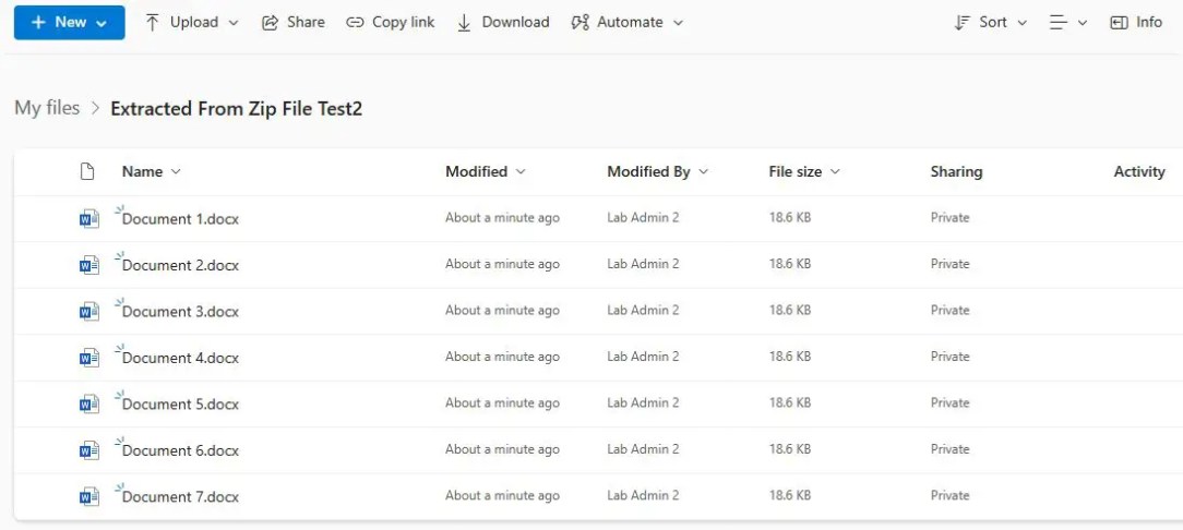 Power Automate Extract Zip: How to unzip a file From SharePoint Online and OneDrive - Global ...