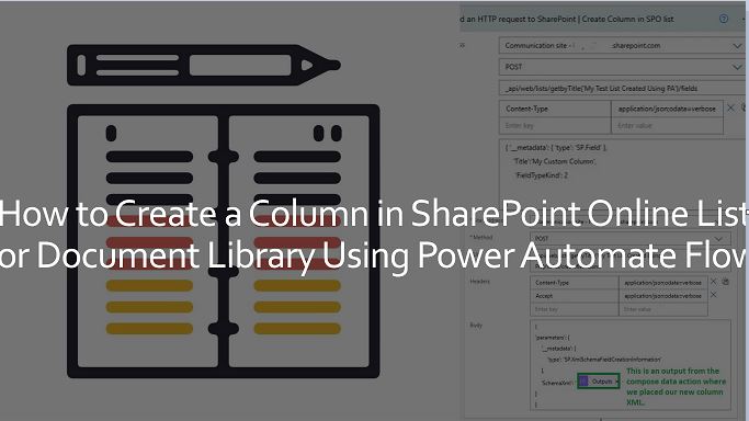 Quickly Using Power Automate Create Column in SharePoint List - Global SharePoint