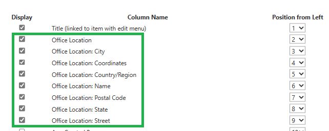 Power Automate: SharePoint Online Create Location Column - Global SharePoint