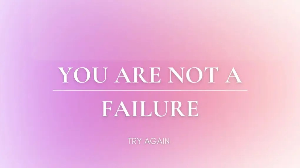 You Are Not A Failure – Glory Nation