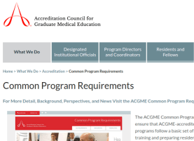 ACGME Requirements - The Graduate Medical Education Compliance Project ...