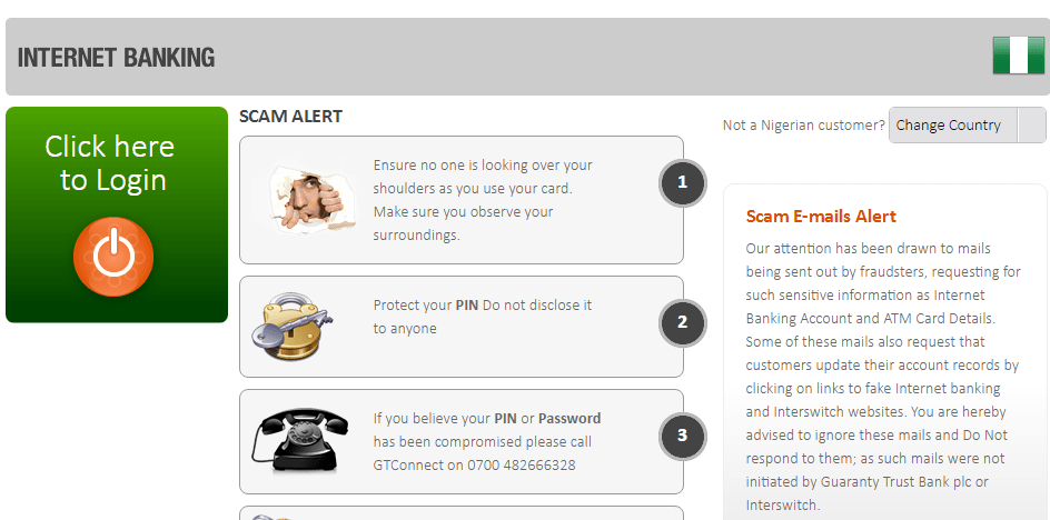 Making Payment With Gtbank Internet Banking: How To Use The online ...