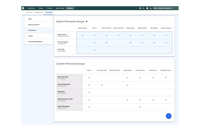 LaborChart For Construction Vs Bridgit Bench Comparison - Bridgit