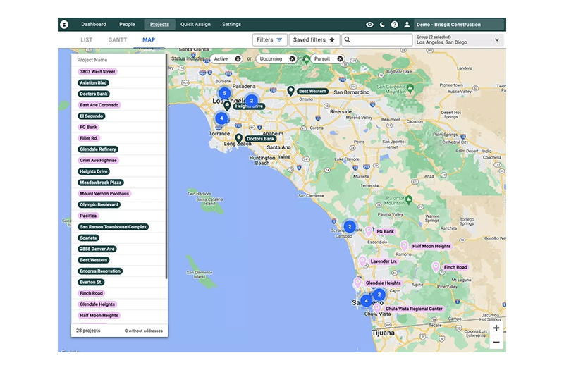 LaborChart For Construction Vs Bridgit Bench Comparison - Bridgit