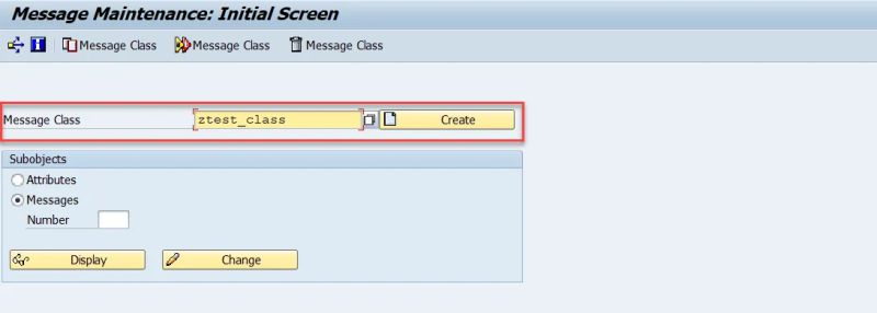 Message Class in SAP ABAP - Go Coding