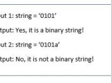 Program To Check Whether The Given String Is A Binary String Or Not