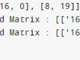 Program To Convert The Integer Elements Of Matrix Into String Matrix