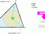 Problem 374 Triangle Incenter Internal Angle Bisectors Elearning