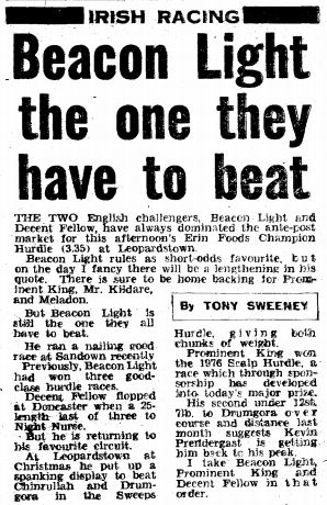 On this day in 1978 – Going Behind