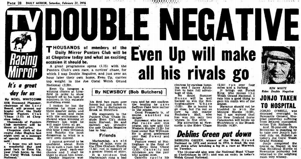 On this day in 1976 – Going Behind