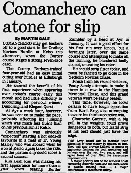 On this day in 1987 – Going Behind