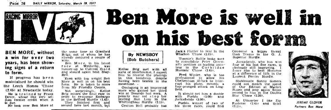 On this day in 1977 – Going Behind