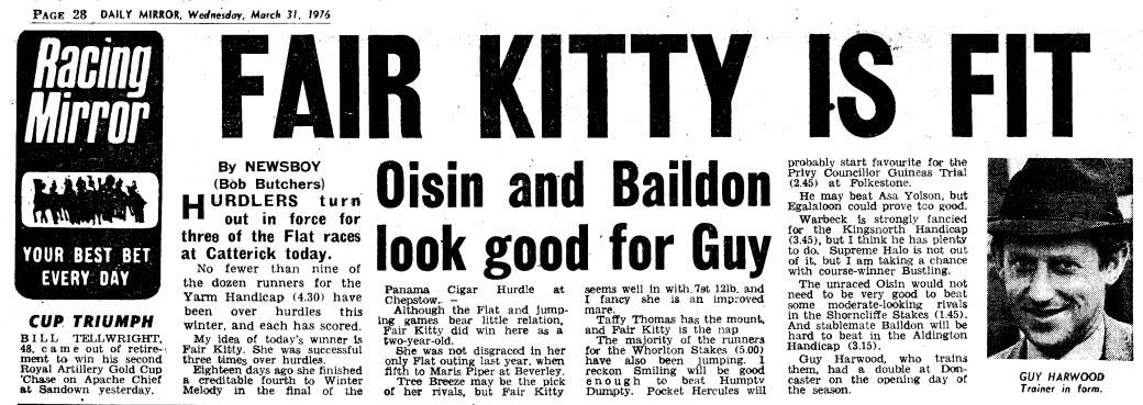 On this day in 1976 – Going Behind